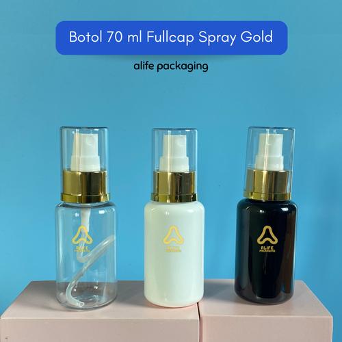 Jual Botol Spray 70 ml Gold Fullcap | Botol Fullcap Spray 70 ml ...