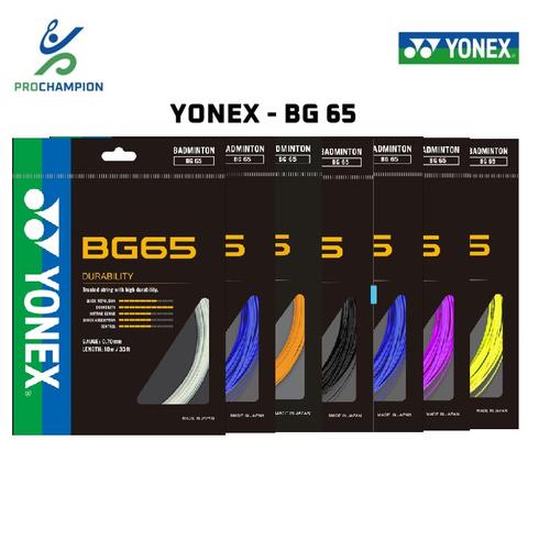 Promo SENAR ABADMINTON - YONEX BG65 BG 65 - ORIGINAL - Lavender ...
