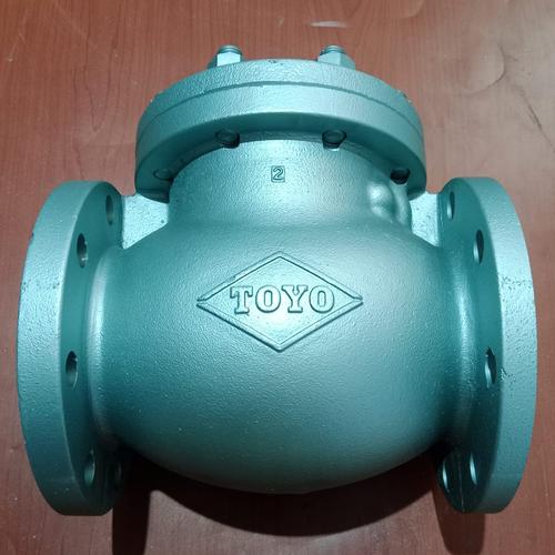 Jual Swing check valve TOYO Flange JIS 10K size 4 inch/Dn100 - Kota ...