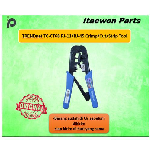 Jual TRENDnet TC-CT68 RJ-11/RJ-45 Crimp/Cut/Strip Tool - Jakarta Pusat ...