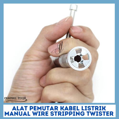 Jual Alat Pemutar Kabel Listrik Manual Wire Stripping Fast Twister Tool ...