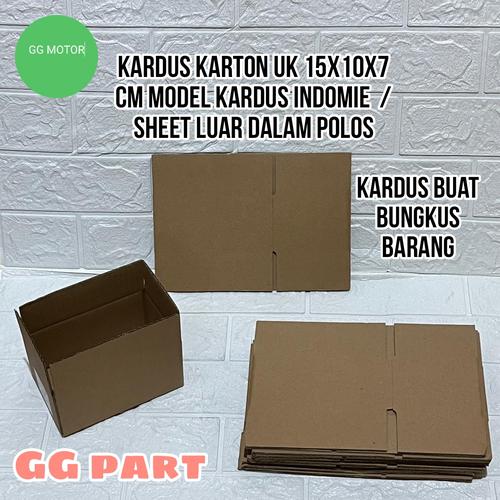 Jual KARDUS KARTON UK. 15 X 10 X 7 CM MODEL KARDUS INDOMIE / SHEET LUAR ...