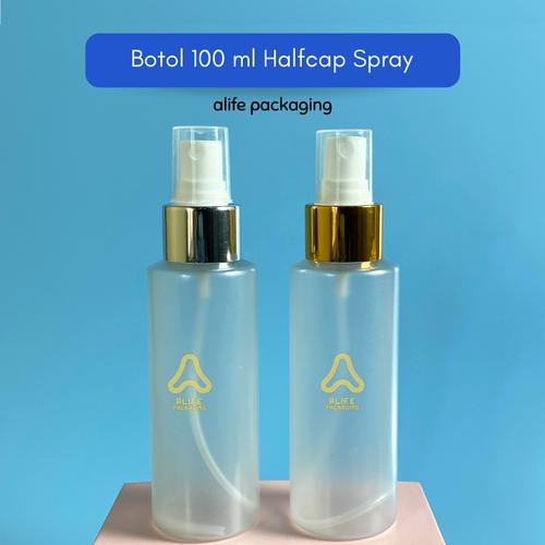 Jual Botol Spray 100 ml Halfcap | Botol Halfcap Spray 100 ml Frosted ...