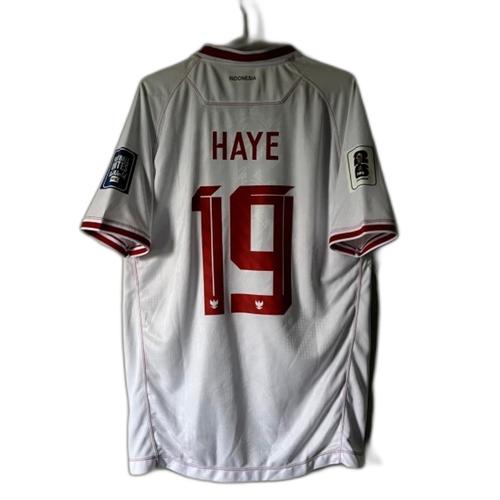 Jual Thom Haye #19 Erspo Official Timnas Indonesia Away Jersey White ...