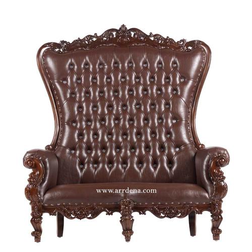 Jual Ardena Throne Chairs 2 Seater Brown Chocolate Kursi Pelaminan Pernikahan Besar Mewah Jepara ...
