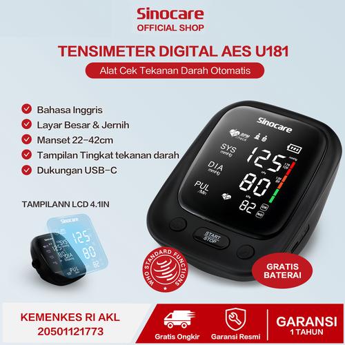 Promo Tensimeter Digital AES-U181 Indikator Warna LED USB Tipe-C Sinocare - Kab. Tangerang ...