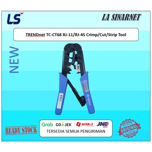 Jual TRENDnet TC-CT68 RJ-11/RJ-45 Crimp/Cut/Strip Tool - Jakarta Pusat ...