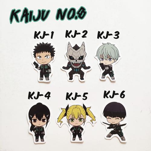 Jual Sticker Anime Kaiju No.8 Kaijuu 8-gou Hibino Ichikawa Ashiro ...