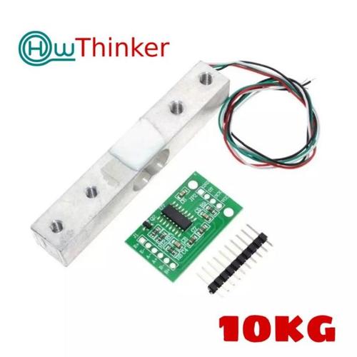 Jual SENSOR BERAT WEIGHT LOAD CELL 10 KG LOADCELL 10KG HX711 FOR ...
