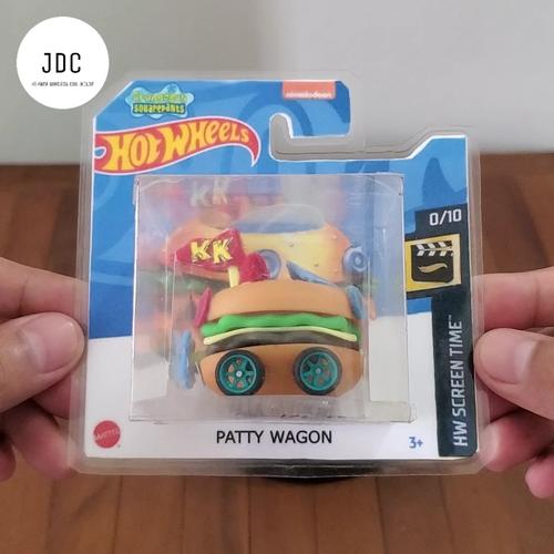 Jual Hot Wheels Custom SpongeBob Patty Wagon Screen Time Short Card ...