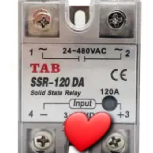 Jual TAB Solid State Relay 1Phase DC-AC 10-120Ampere / SSR Input 3 ...