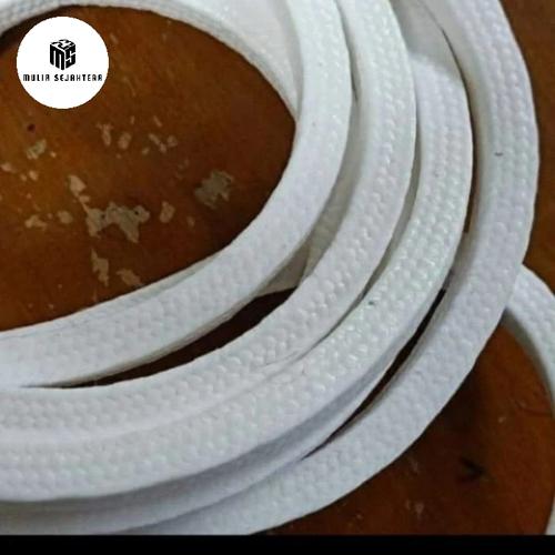 Jual Gland Packing Teflon Pure PTFE Rames Paking Seal Pompa Rol Roll ...