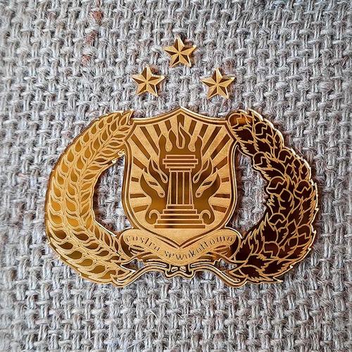 Jual Logo/Lambang Instansi Akrilik Gold Grafir - 10 x 10 cm - Kab ...