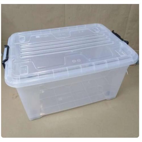 Jual Box Container EZY 75 Liter Bening CB 75 Real Transparan Bening Rak ...