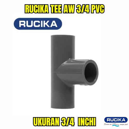 Jual Pipa Penyambung Tee PVC Paralon Te Ukuran 3/4 Inchi Original ...