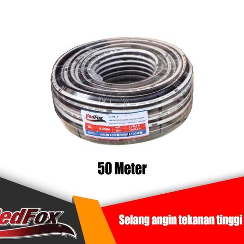 Jual HIGH PRESSURE SPRAY HOSE 5 PLY / SELANG ANGIN KOMPRESOR 100 METER, 50 METER REDFOX - 50 ...