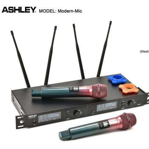 Jual Mic wireless Ashley modern mic Mik karaoke wireless Ashley modern ...