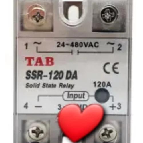 Jual TAB Solid State Relay 1Phase AC-AC 10-120Ampere / SSR Input 80 ...