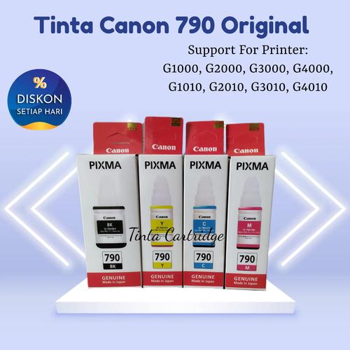Promo Tinta Canon GI-790 Original For Printer G1000 G1010 G2000 G2002 ...