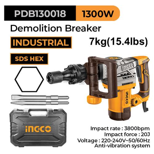 Promo Demolition Breaker (7 Kg 20J) INGCO PDB130018 Mesin Bobok Tembok ...
