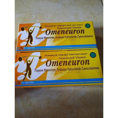 Jual Omeneuron Per Box/Dus/Dos - Vitamin Syaraf, Daya Tahan Tubuh - Kab ...