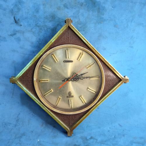 Jual jam dinding mannix japan segi empat jadul vintage antik lawas kuno ...