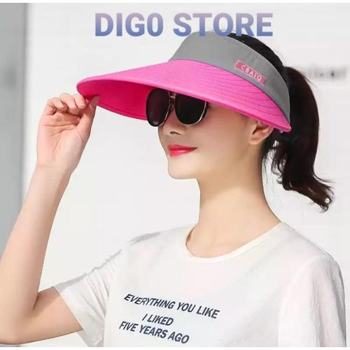 Jual Topi pantai Topi tenis Topi fashion Pinggiran Lebar New Model ...