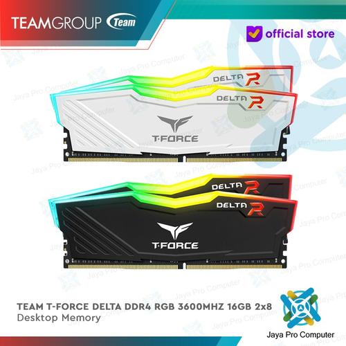 Promo Memory RAM Team T-Force Delta DDR4 RGB PC28800 3600Mhz 16GB 2x8GB ...