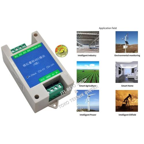 Jual Converter Module Analog 4-20mA to RS485 Modbus RTU Protocol ...