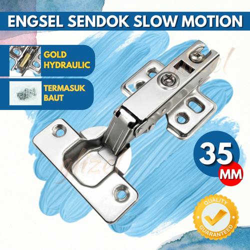 Jual Engsel Sendok Slow Motion Hidrolik Tutup Pelan 35mm Lemari Soft ...