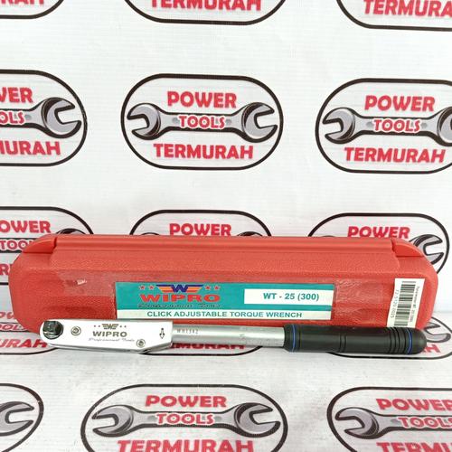 Jual Torsi Meter WIPRO WT-25 (300)c Adjustable Torque Wrench Kunci ...