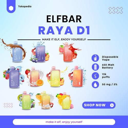 Jual Elfbar Raya D1 13K Puffs Disposable - Cola - Jakarta Barat ...