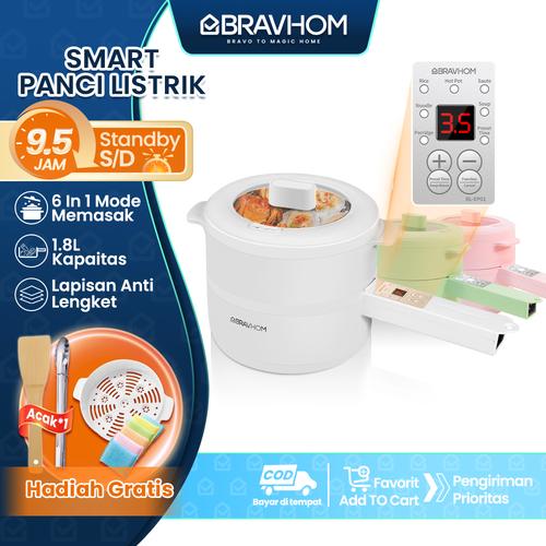 Jual BRAVHOM Panci Listrik Multifungsi 1.8L Waktu Temu Penyesuaian EP01 ...