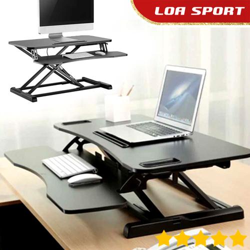 Jual Meja Komputer Laptop Lipat Hidrolik Papan MDF 80x40 dgn Meja ...