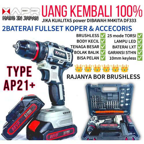Jual Bor cordless 15vf APR JAPAN mesin bor baterai drill tembok besi ...