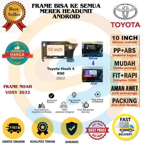 Jual frame head unit android 10 inch Toyota Voxy Noah 2022 RHD UV black ...