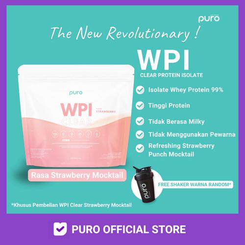 Promo PURO ISOPRO WPI 90 Whey Protein Isolate 300gr - Clear Strawbery ...