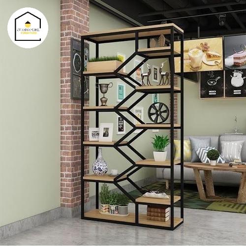 Jual rak partisi penyekat ruangan rak pembatas ruangan rangka besi ...