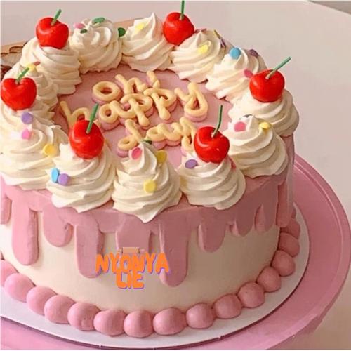 Jual LCA07 Lilin Ulang Tahun Buah Cherry ceri 5 Pcs Korea Dekorasi Kue ...