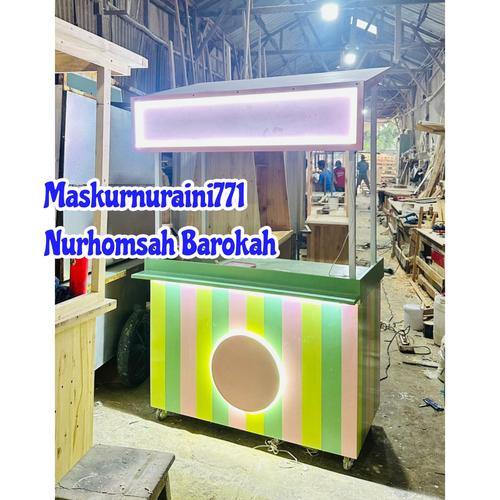 Jual portable stand booth jualan, gerobak jualan , gerobak makanan ...