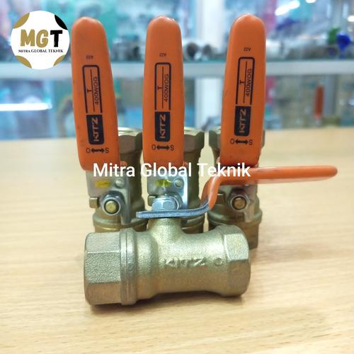 Jual Ball Valve Kitz Kuningan Drat 4" Inch / Stop Kran Brass DN100 - Jakarta Barat - Mitra ...