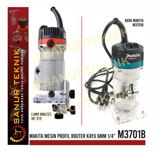 Jual MAKTEC MT 370 MT370 Mesin Router Trimmer Profil Kayu 6mm - Kota ...