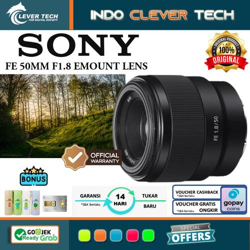 Jual Sony FE 50mm f1.8 Full Frame Sony E Mount FE 50 mm f/1.8 Garansi ...