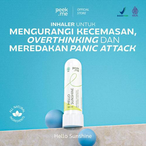 Promo Peek.Me Hello Sunshine | Inhaler Nasal Alami & Aman | Meredakan ...