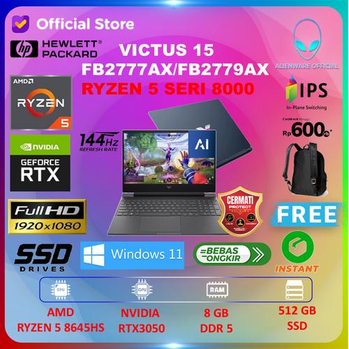 Promo HP Victus 15 Ryzen 5 8645HS RTX3050 6GB/ 8GB 512GB W11+OHS 15 ...