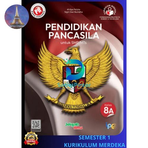 Jual Buku Lks Pr Asesmen SMP Pendidikan Pancasila PPKN Kelas VIII, 8 semester 1 Kurikulum ...
