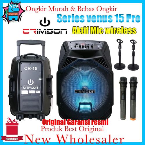 Jual Speaker aktif 15 inch Karaoke crimson venus 15 pro Original resmi ...