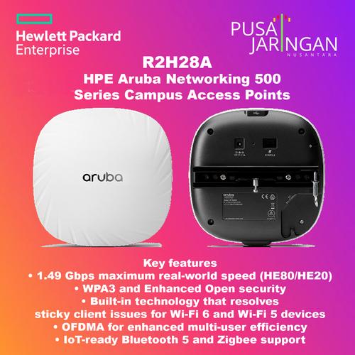 Jual HPE ARUBA R2H28A AP-505 (RW) Dual Radio Internal Antennas Unified AP - Jakarta Pusat ...