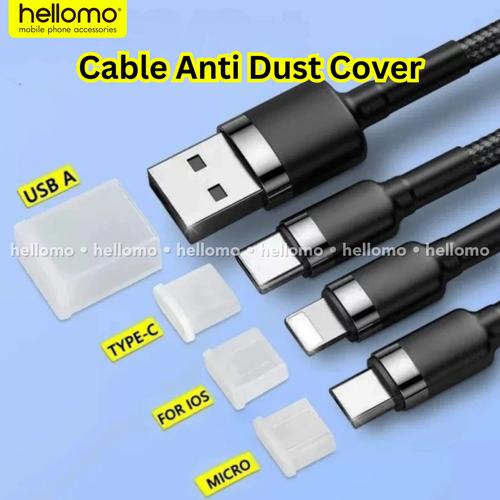 Jual Cover Anti Debu Pelindung Plug Micro USB TYPE C Lightning USB-A ...
