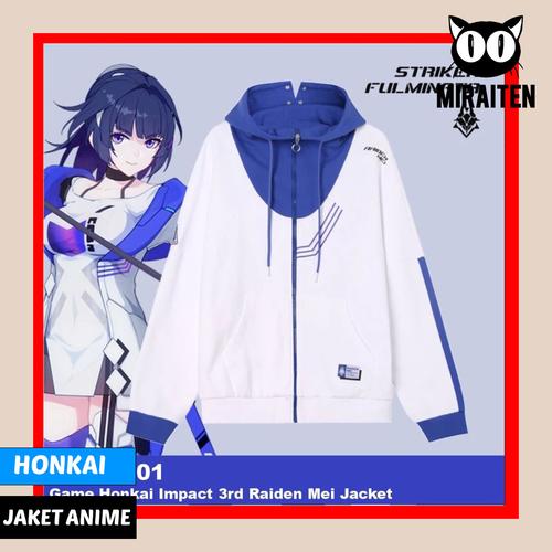 Jual Jaket anime Honkai Impact 3rd Raiden Mei Cosplay - XXS - Kab ...